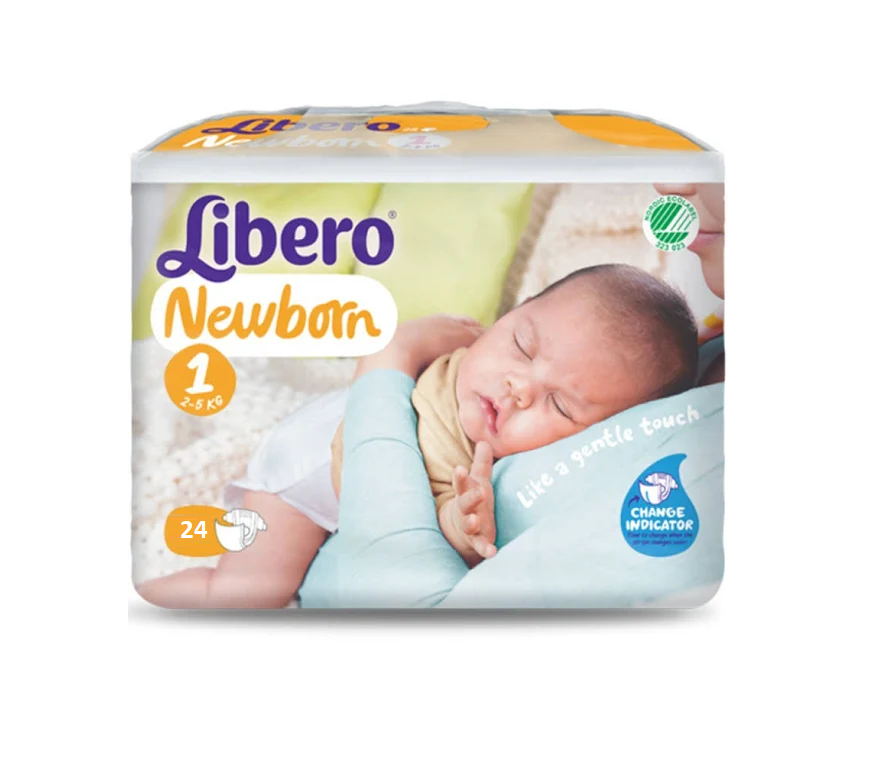 LIBERO 1 NEWBORN 2-5KG 24PZ PANNOLINI – Papambo